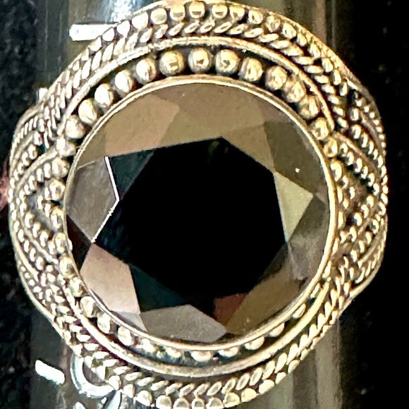 Jewelry | Ring Wauthentic Black Spinel Gemstone In 925 Sterling Silver ...